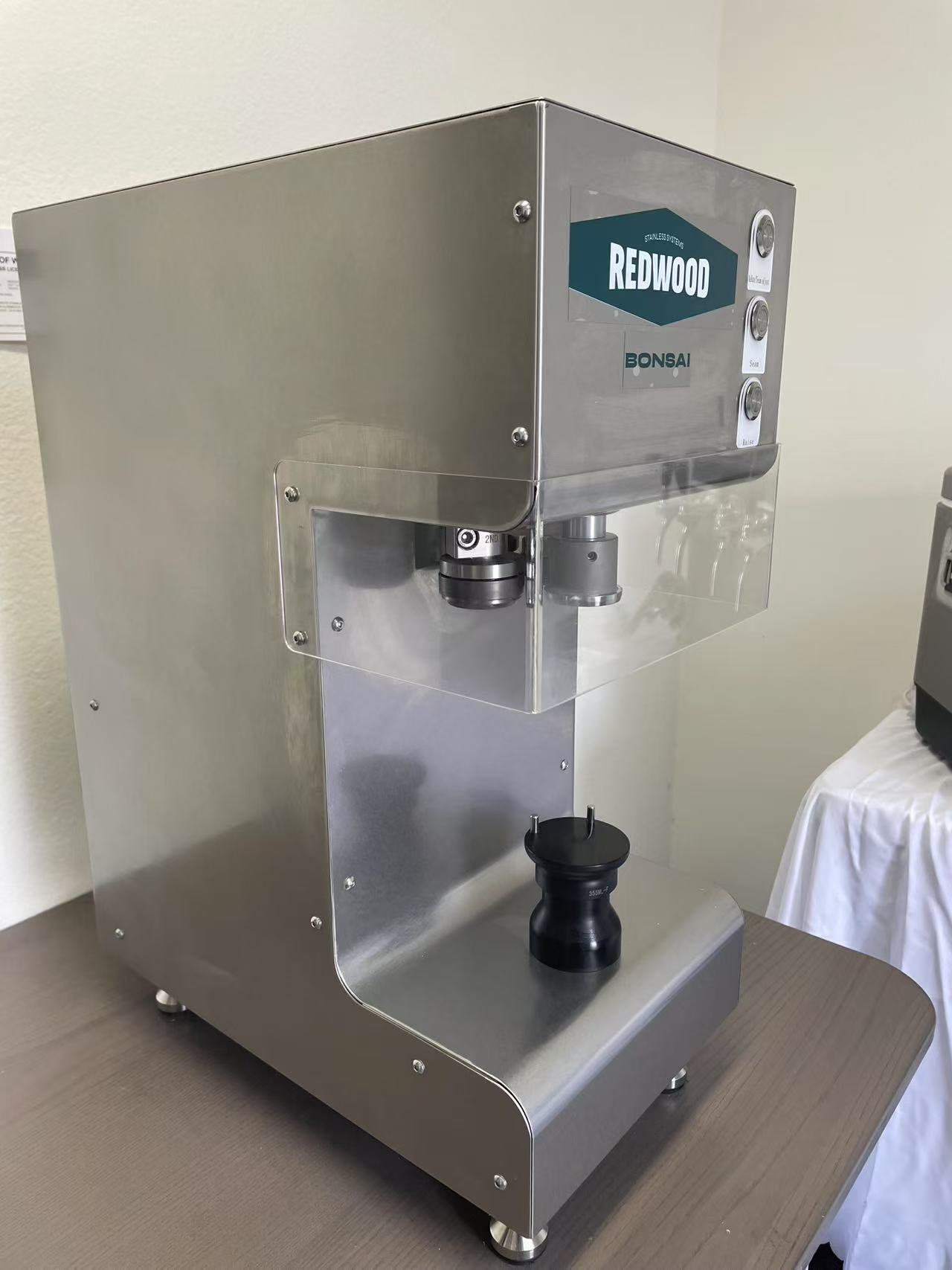 Single head can seamer for 12oz and 16oz standard can, 202 standard End ...
